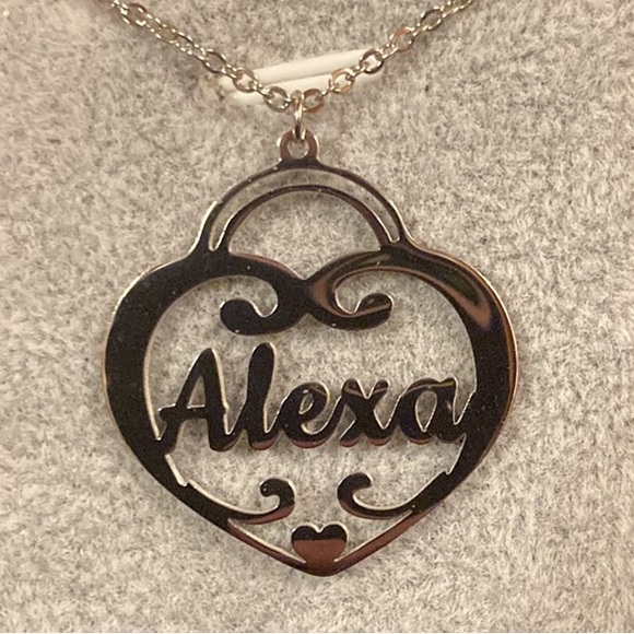 Jewelry | Alexa Customized Heart Necklace | Poshmark